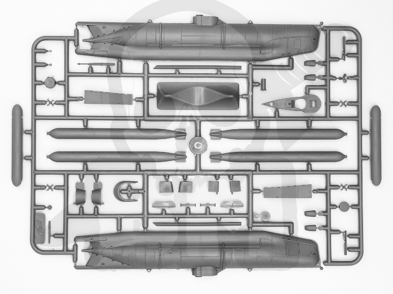 Battle-Models > U-Boat Type XXVIIB “Seehund” (early) WWII German Midget ...
